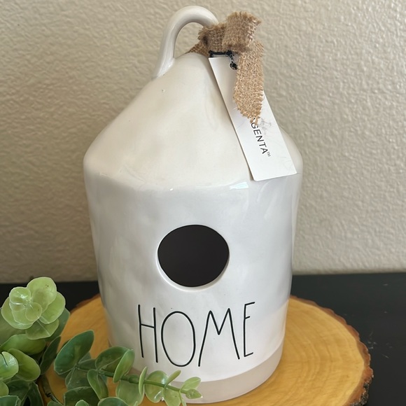 Rae Dunn | Accents | Nwt Rae Dunn White Home Birdhouse With Clay Bottom ...